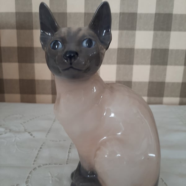 Royal Copenhagen Porcelain Cat Figurines - Etsy