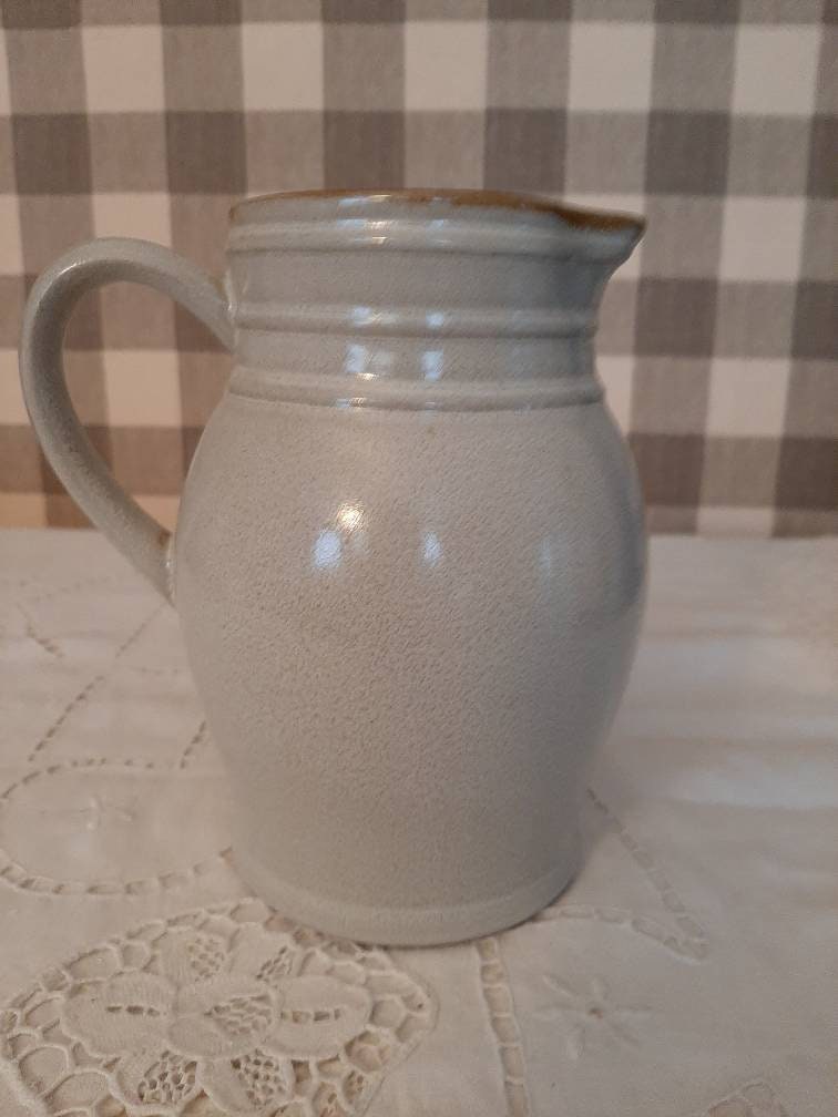 Prestige Place Vintage Stoneware Zebra Pitcher Jug Museum of American ...