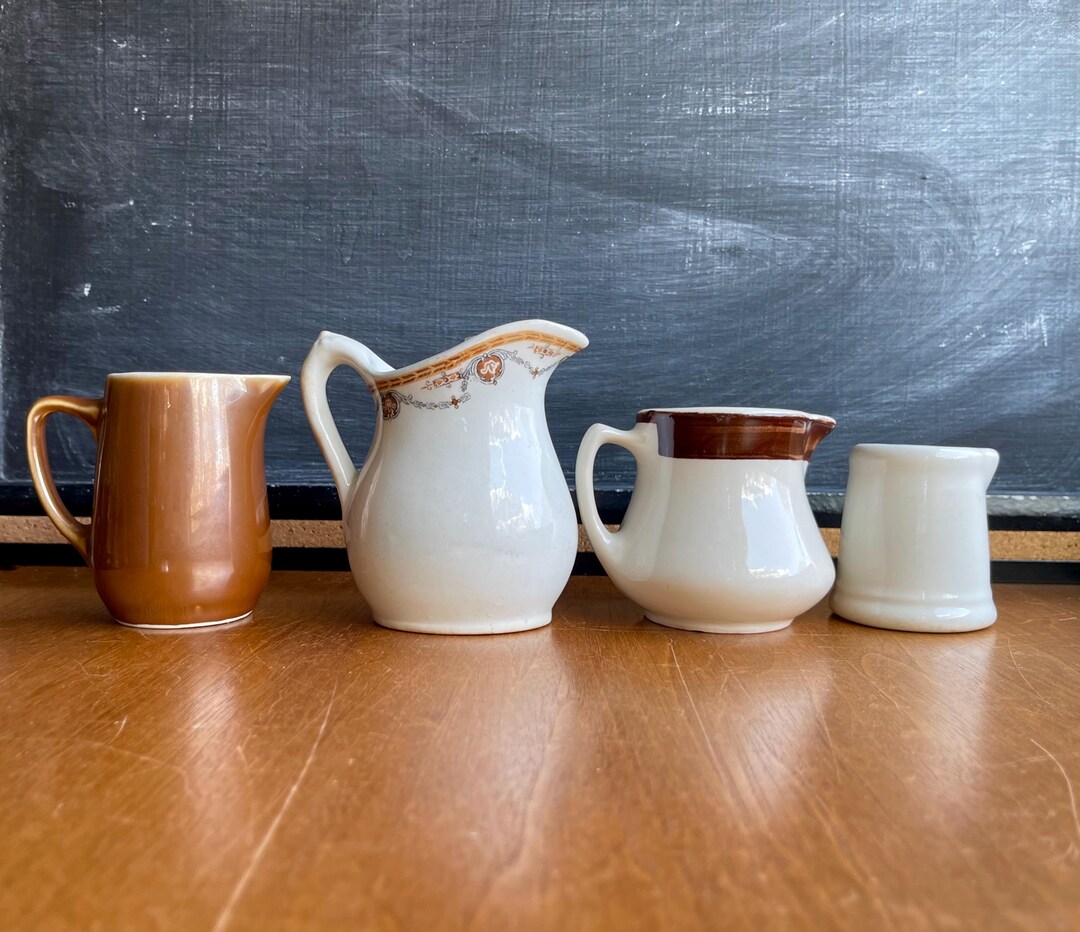 Four Vintage Creamers; Very Good Condition, No Chips - Etsy