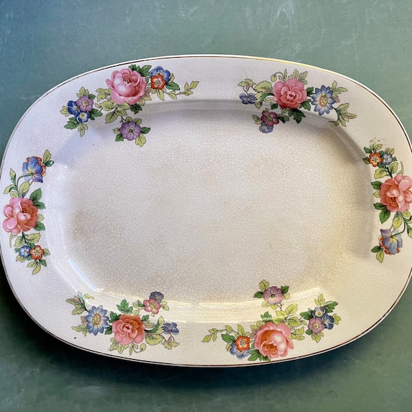 Edwin M Knowles Platter - Etsy