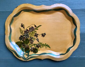 Metal Painted Tray - Etsy
