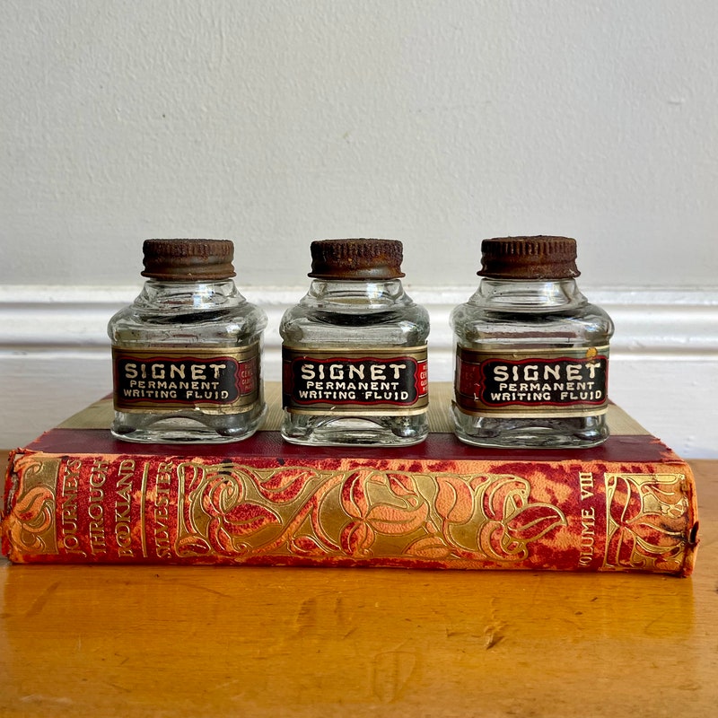 Antique Ink Bottle - Etsy