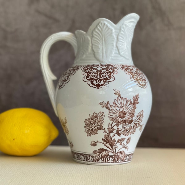 Transferware Pitcher - Etsy