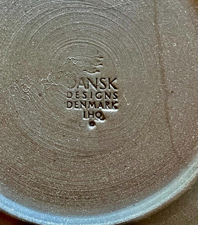 Dansk Flamestone Coffee Cup and Saucer, Circa Mid Century, No Chips - Etsy