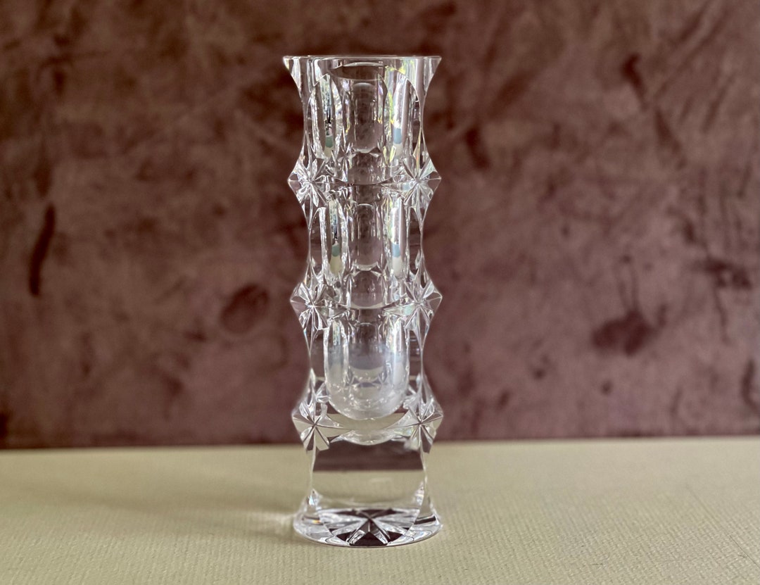 1960s Heavy Lead Crystal Vase, Made in Germany, Excellent Condition - Etsy