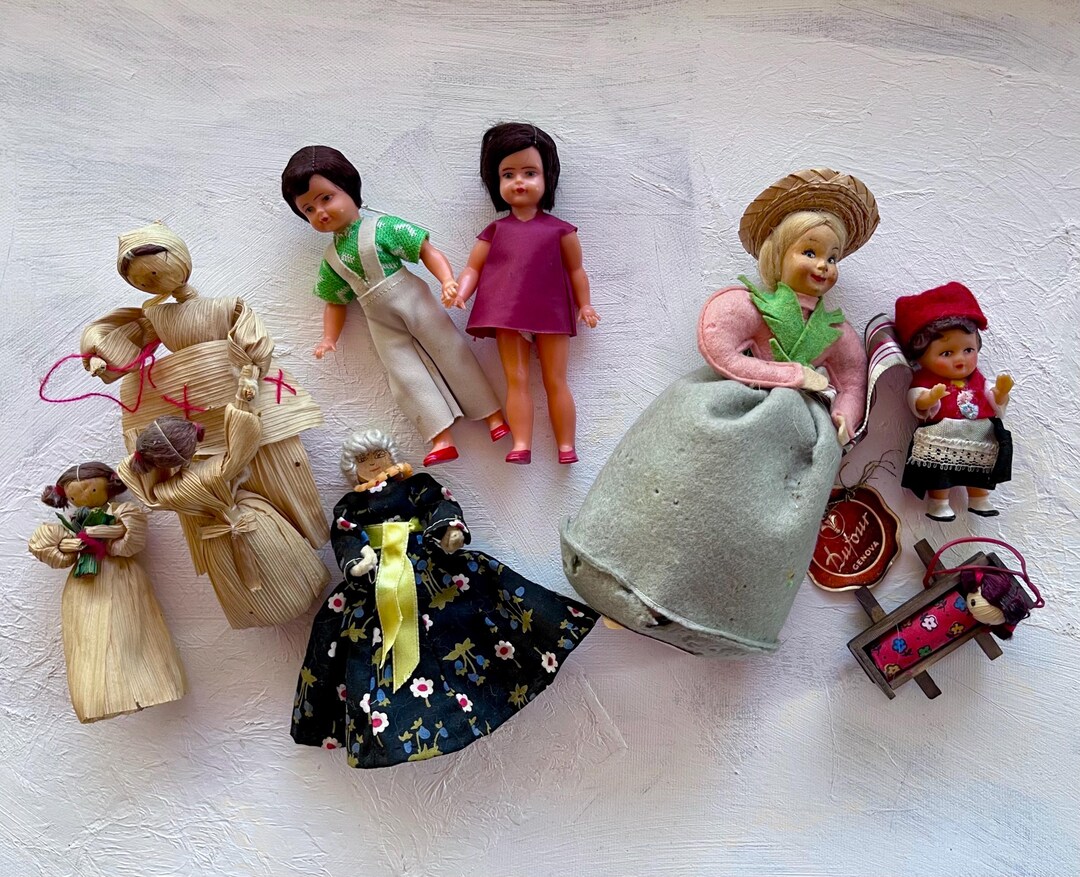 Lot of Small Vintage Dolls - Etsy