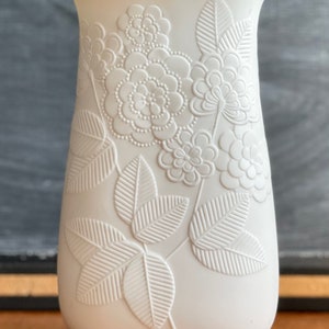 Vintage German Kaiser White Matte Porcelain Vase, M Frey, No Chips or ...