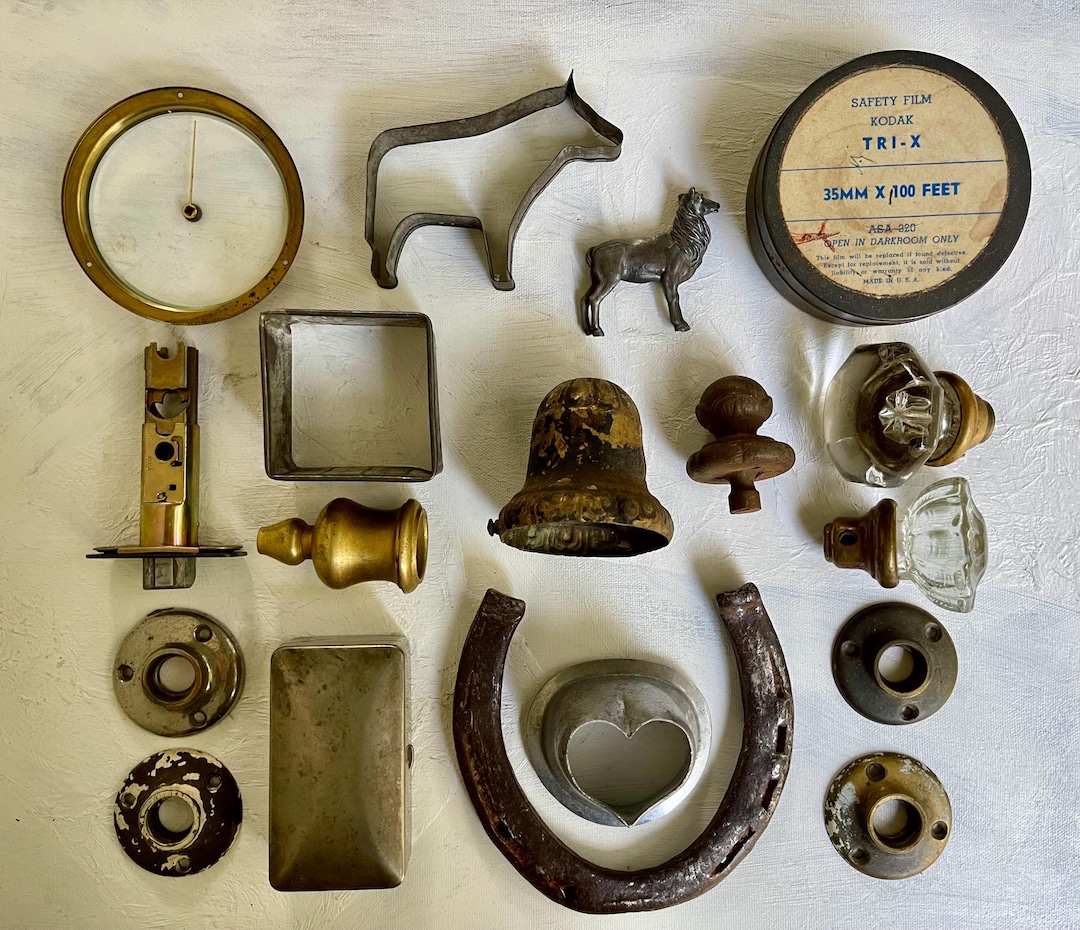 Collection of Random Scrap Metal Pieces for Upcycling or Art Projects ...