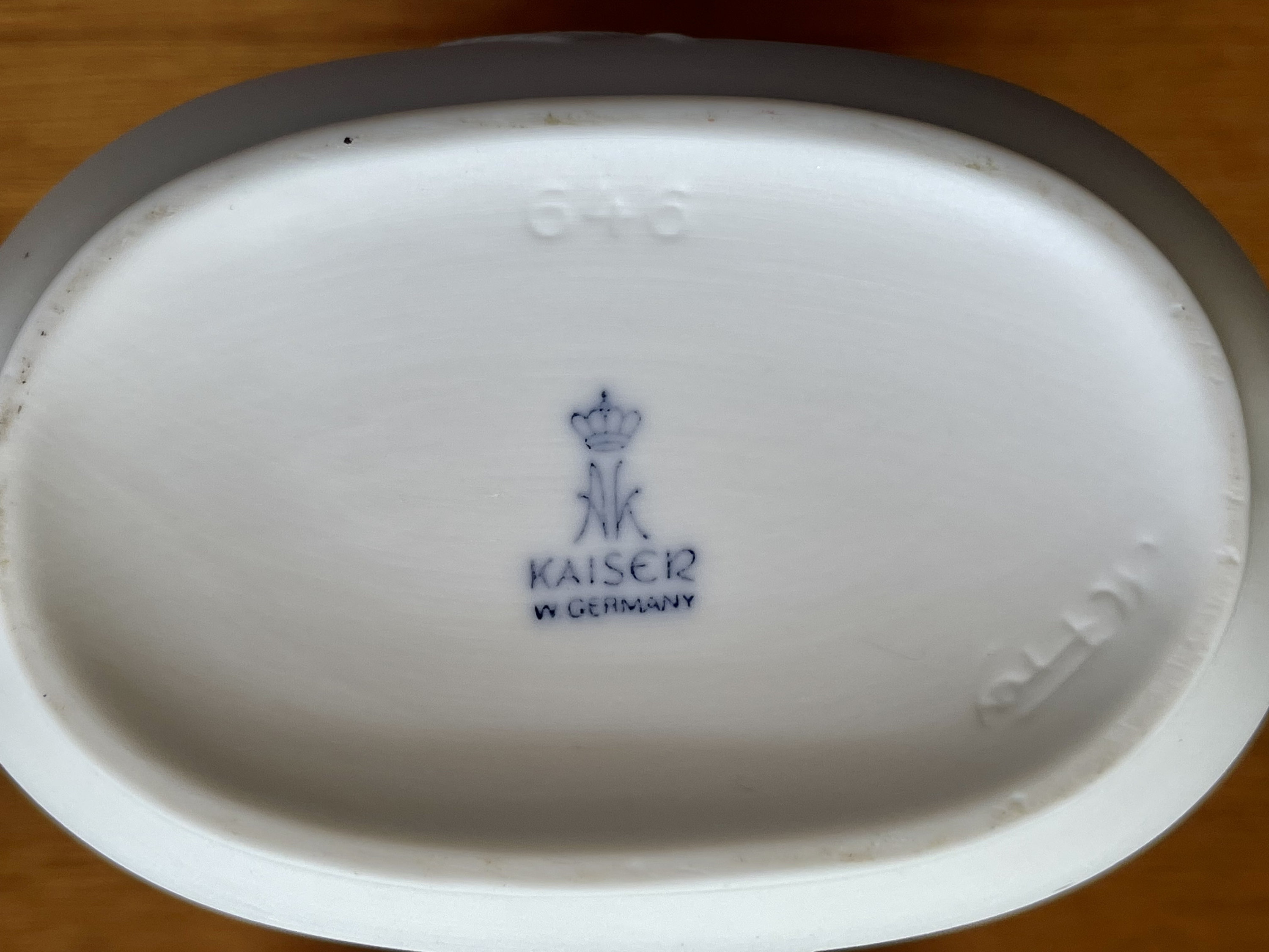 Vintage German Kaiser White Matte Porcelain Vase, M Frey, No Chips or ...