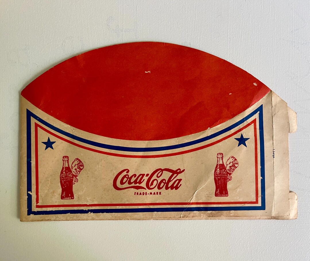 1950’s Coca Cola Soda Clerk Hat, Size Large - Etsy