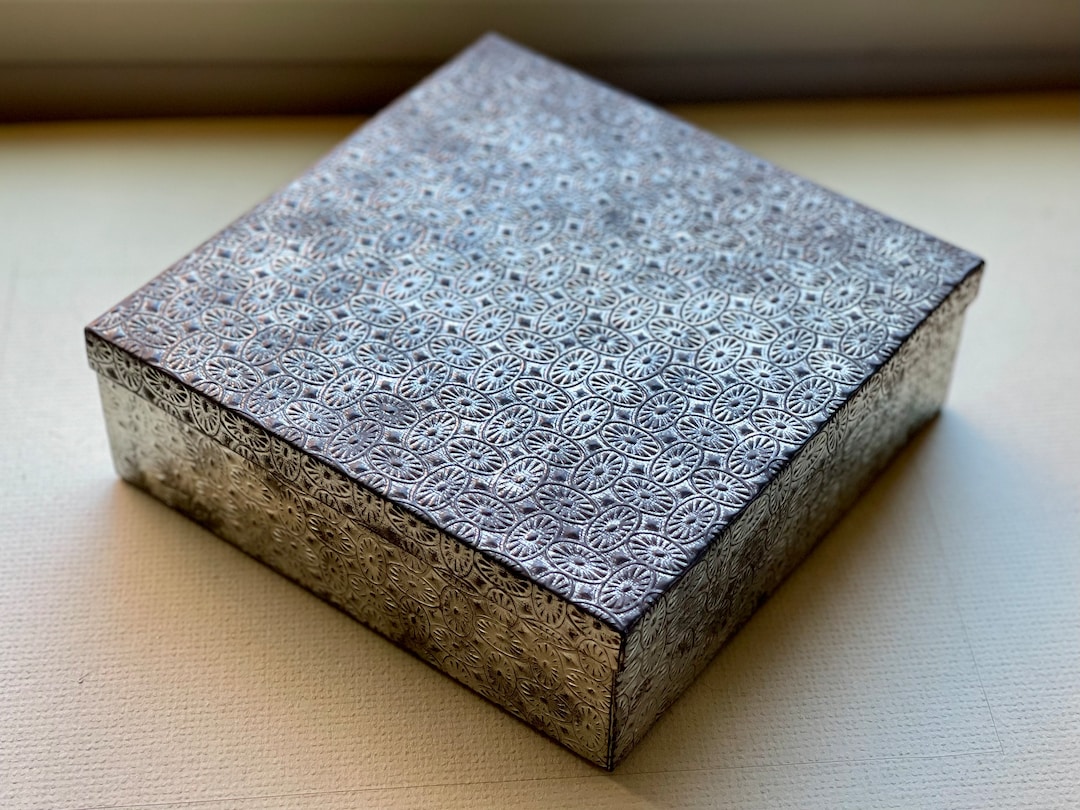 Vintage Embossed Tin Box, Made in Switzerland, Gift Box - Etsy