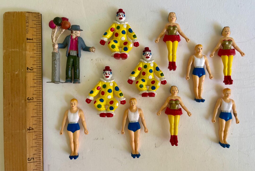 Set of 11 Miniature Vintage Plastic Circus People - Etsy