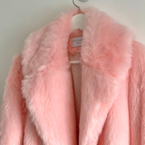 Pink Fur Coat - Etsy