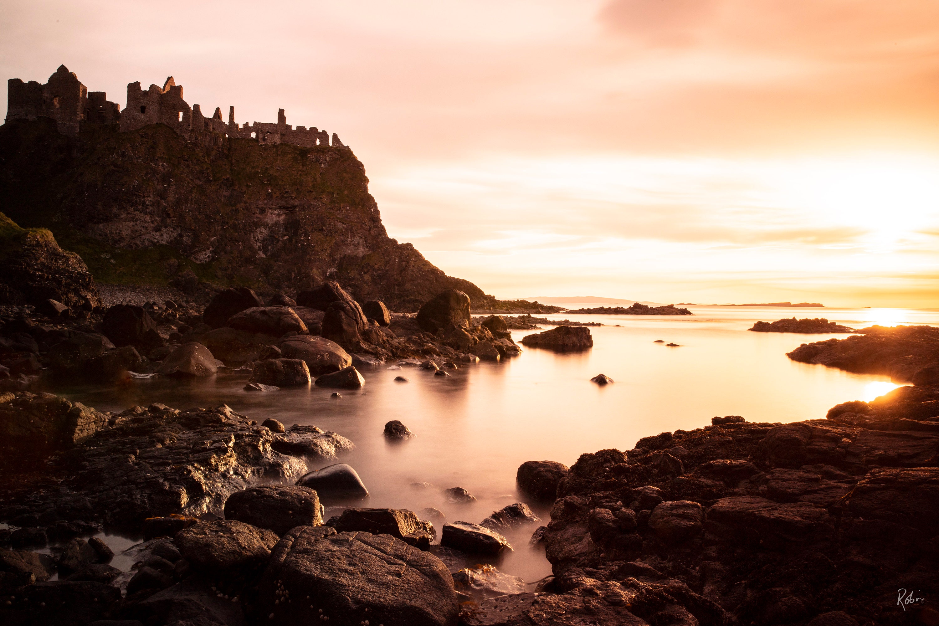 Dunluce Castle at Sunset - Etsy