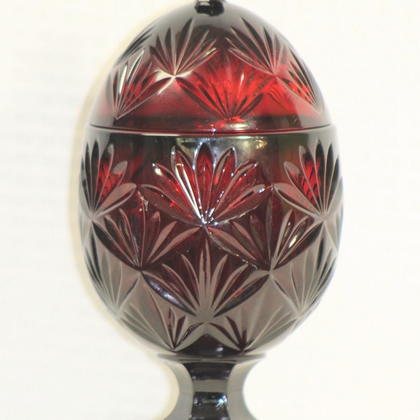 Ruby Red Luminarc Cristal D'arques by Durand - Etsy