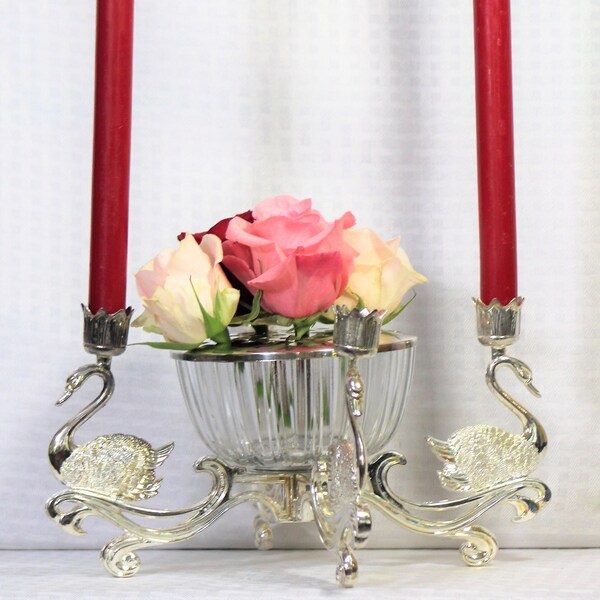 Swan Centerpiece - Etsy