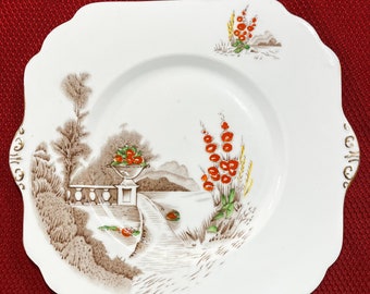 Antique Square Plate - Etsy