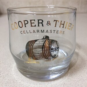 Cooper & Thief Cellarmaster Whiskey Glasses With Gold Writing and Logo ...