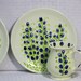 Hand Painted Texas Bluebonnet Plates and Mugs Celina by - Etsy