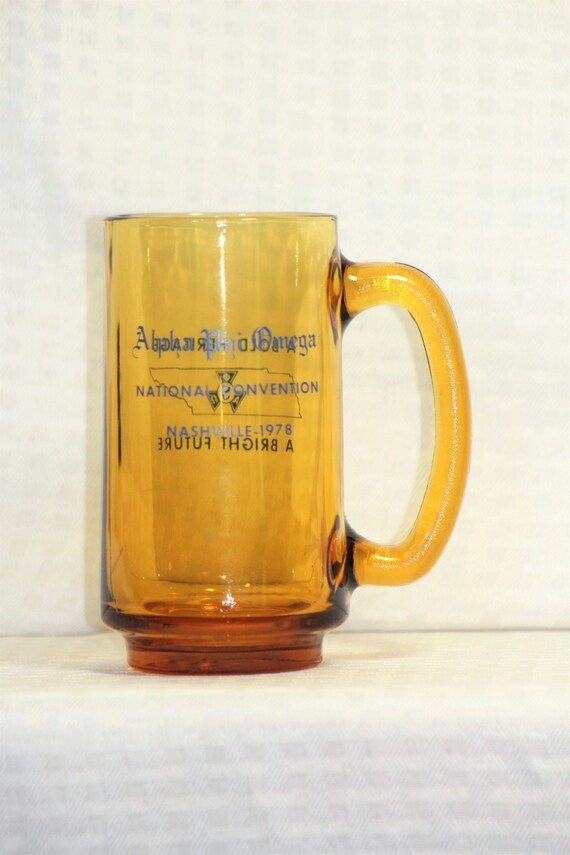 RARE Alpha Phi Omega Beer Tankard 12oz National Convention | Etsy