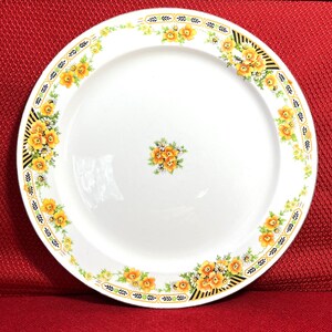 Edwin Knowles Dinnerware, Hostess Shape, Orange & Yellow Poppy Flowers ...