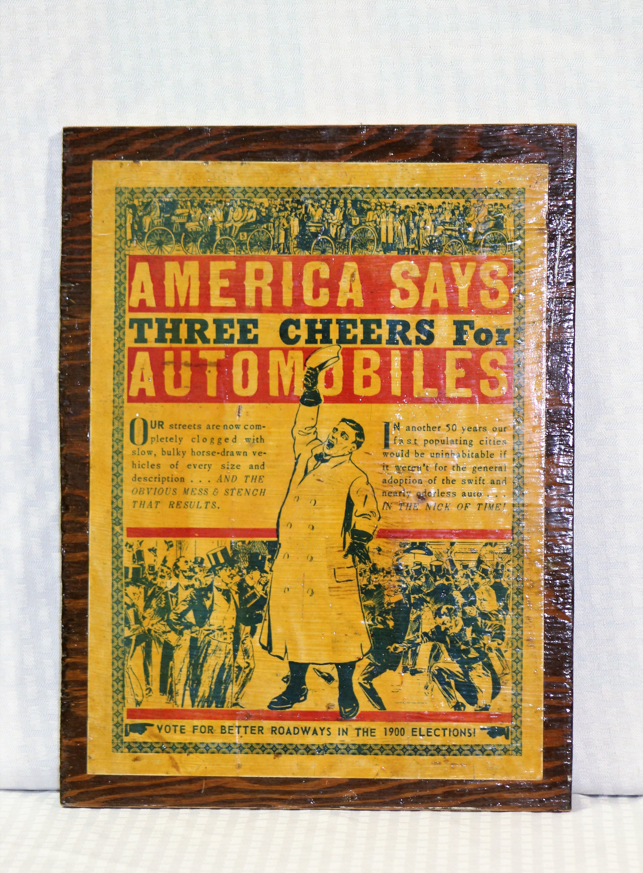 RARE 1900 Political Poster America Says Three Chairs for | Etsy