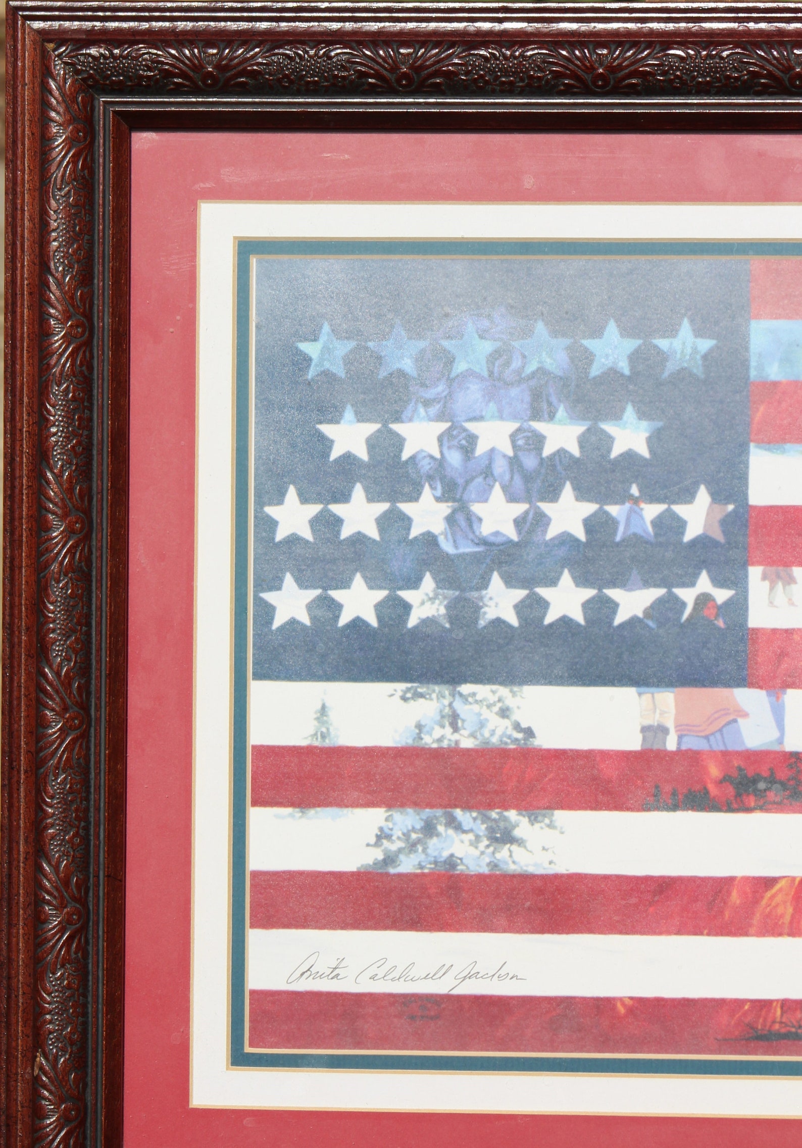 RARE Red White & Betrayed by Anita Caldwell Jackson Cherokee | Etsy