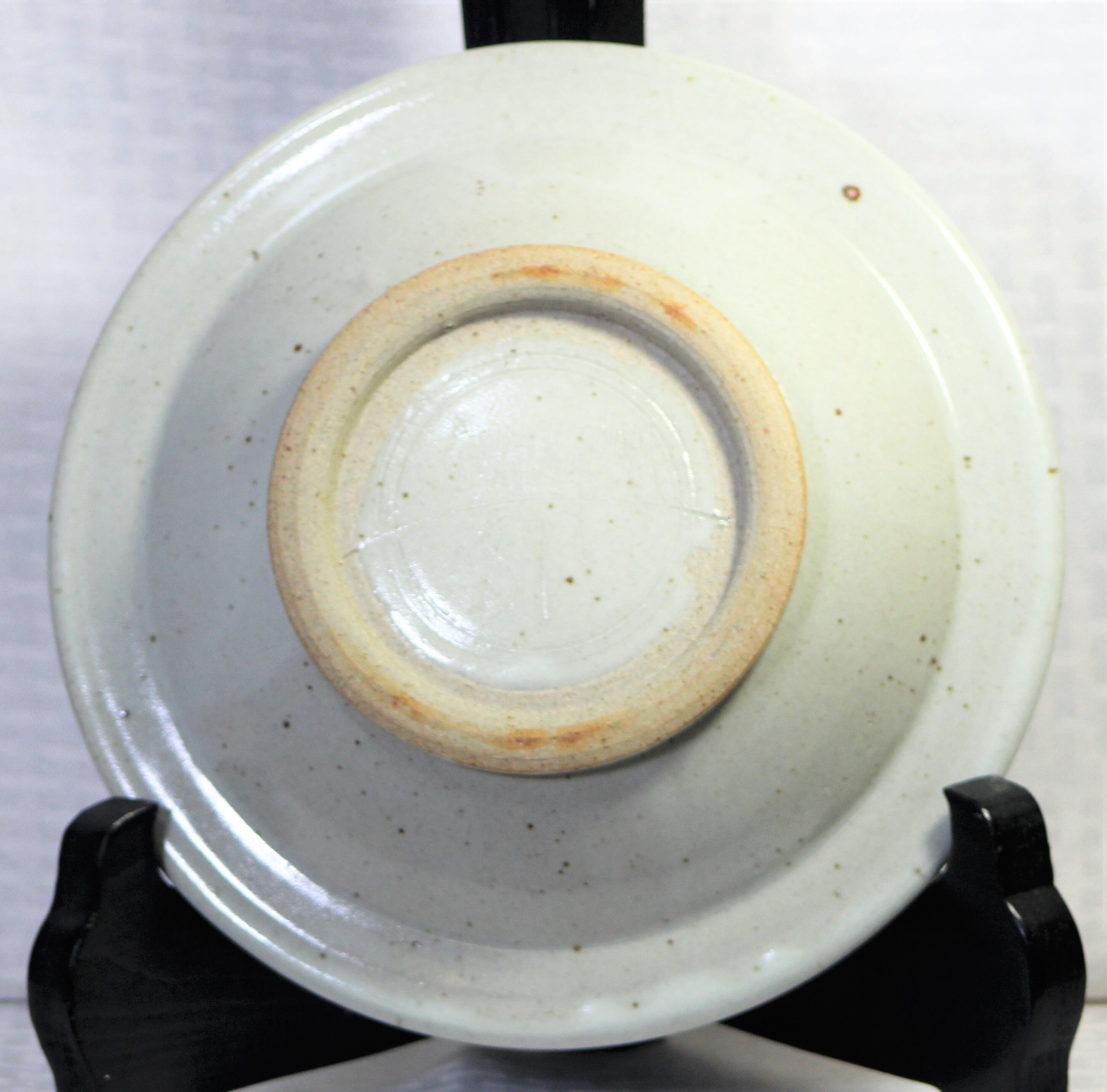 Vintage Cunningham Pottery 1987, Shallow Stoneware Dish, Hand Thrown ...