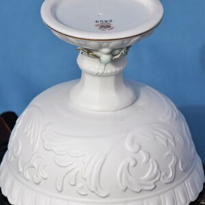 Lefton China Bisque Porcelain Pedestal Dish With Grapes and Leaves in ...