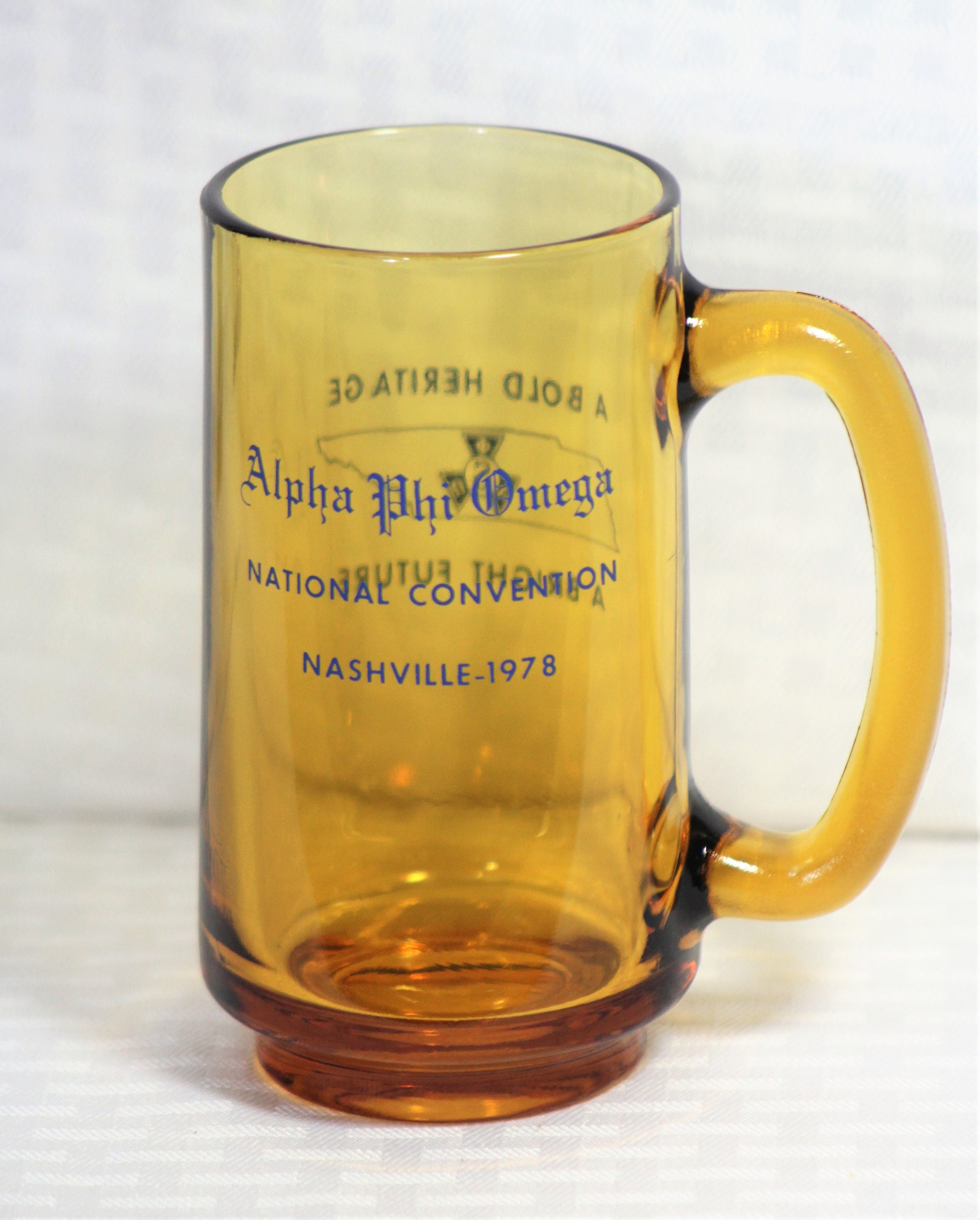 RARE Alpha Phi Omega Beer Tankard 12oz National Convention | Etsy