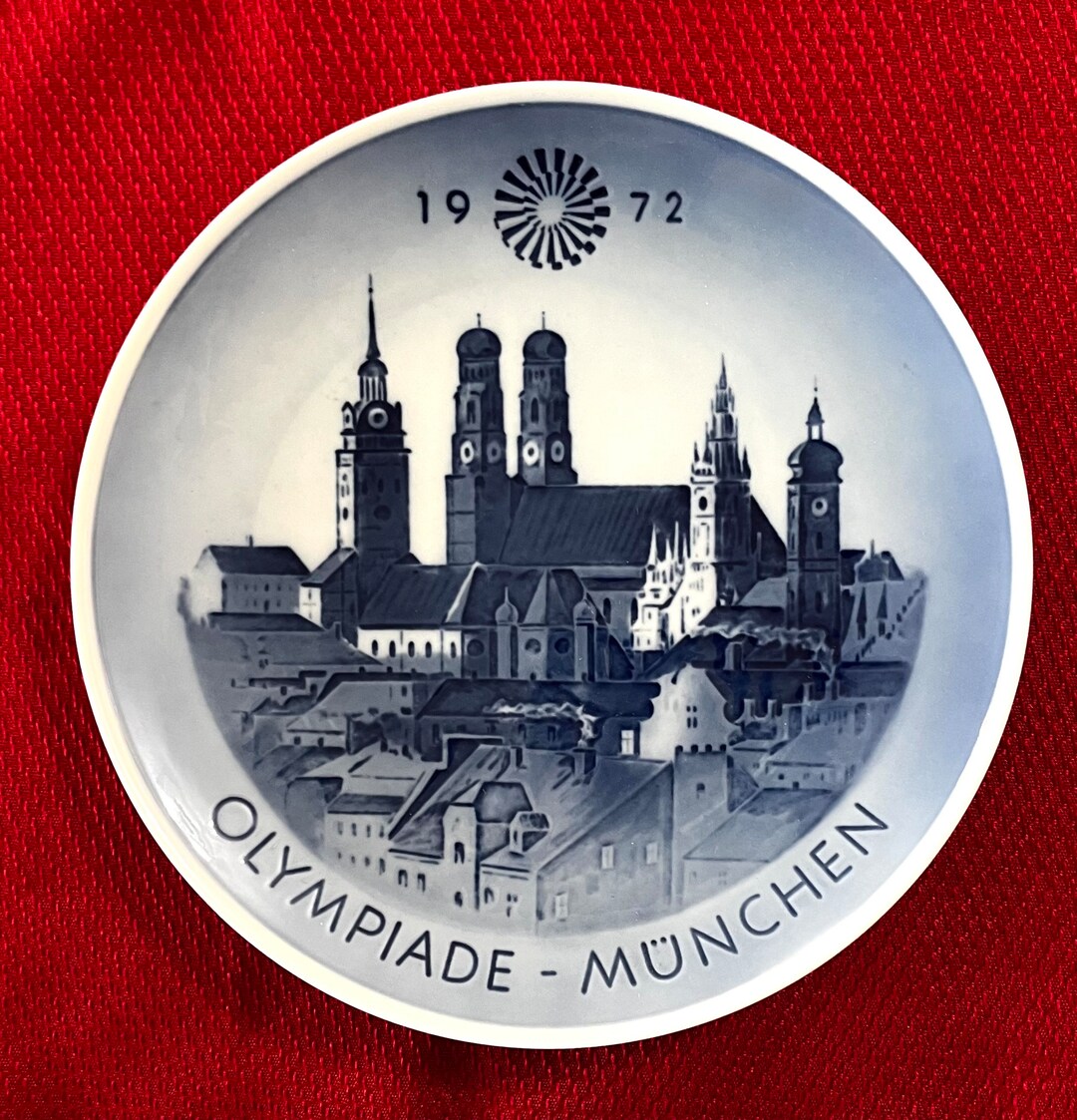 Munich Olympics 1972 Collectible Plate by Royal Copenhagen, Olympiade ...