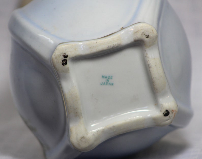 Hand Painted Ribbed Vase Art Deco Double Handles Palm Trees - Etsy