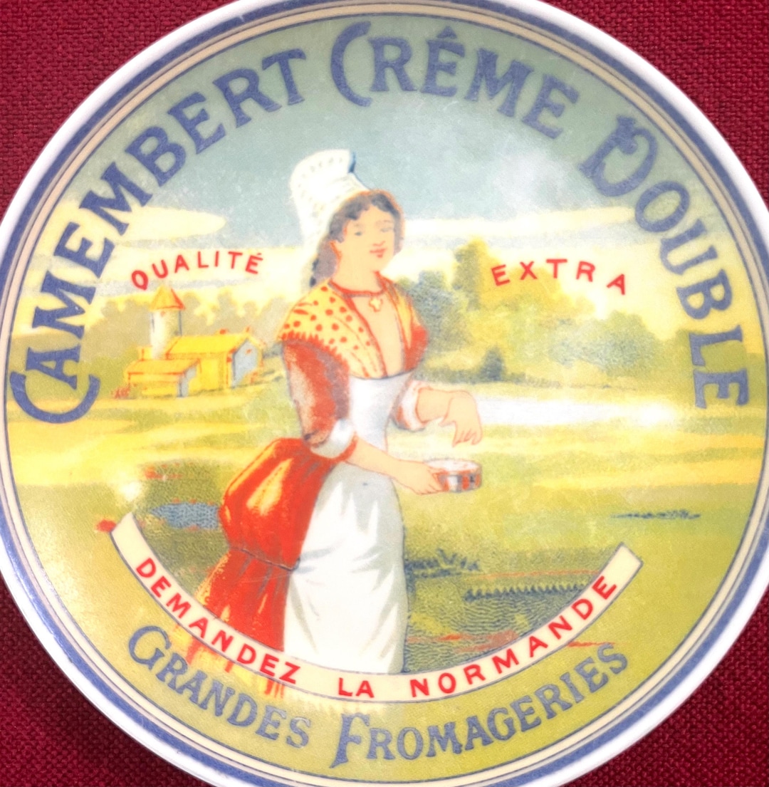 Camembert Cheese Plates, Double Creme, Made in Normandy, Product of ...