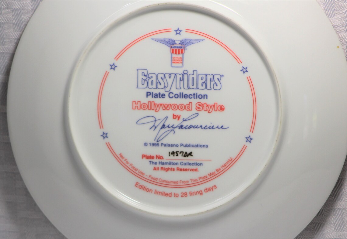 Easyriders 3 Plate Collection, Symbols of Freedom, American Classic ...