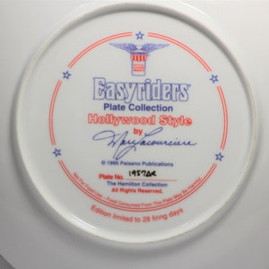 Easyriders 3 Plate Collection, Symbols of Freedom, American Classic ...