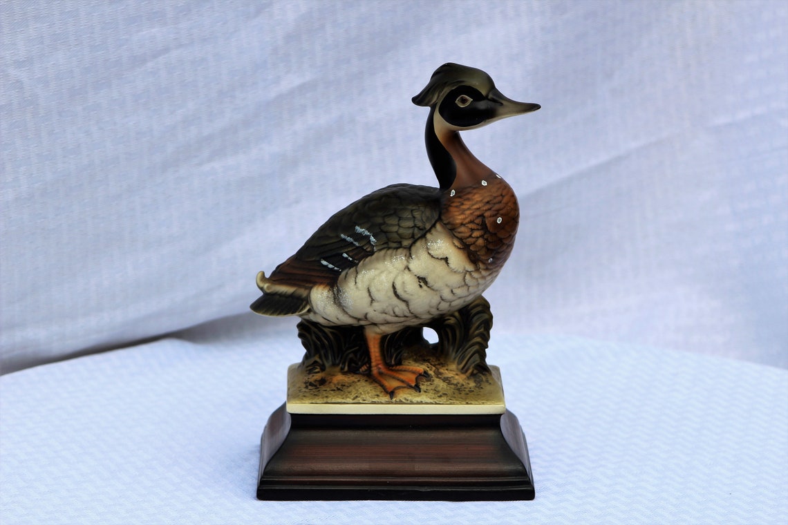 Vintage Ceramic Duck on Stand Made in Japan - Etsy