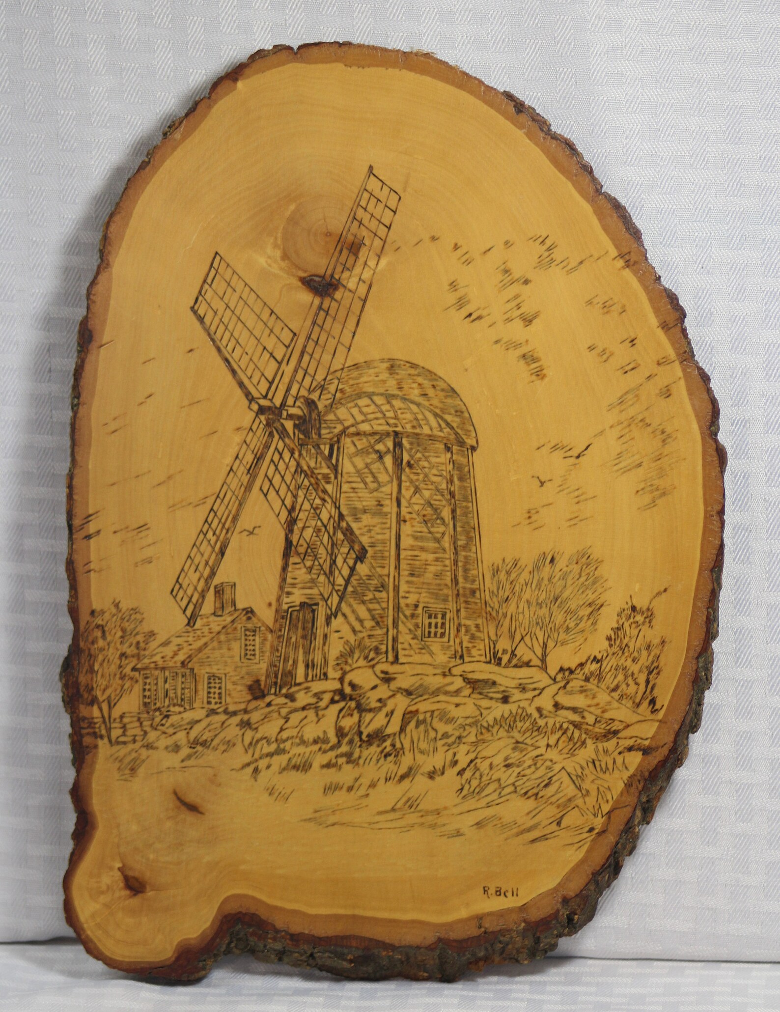 Two 13 Cottagecore Art Pieces Windmill & Farmhouse House | Etsy