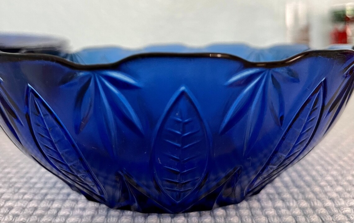 Royal Sapphire Dinnerware by Avon 8 Cereal Bowls 8 Salad - Etsy