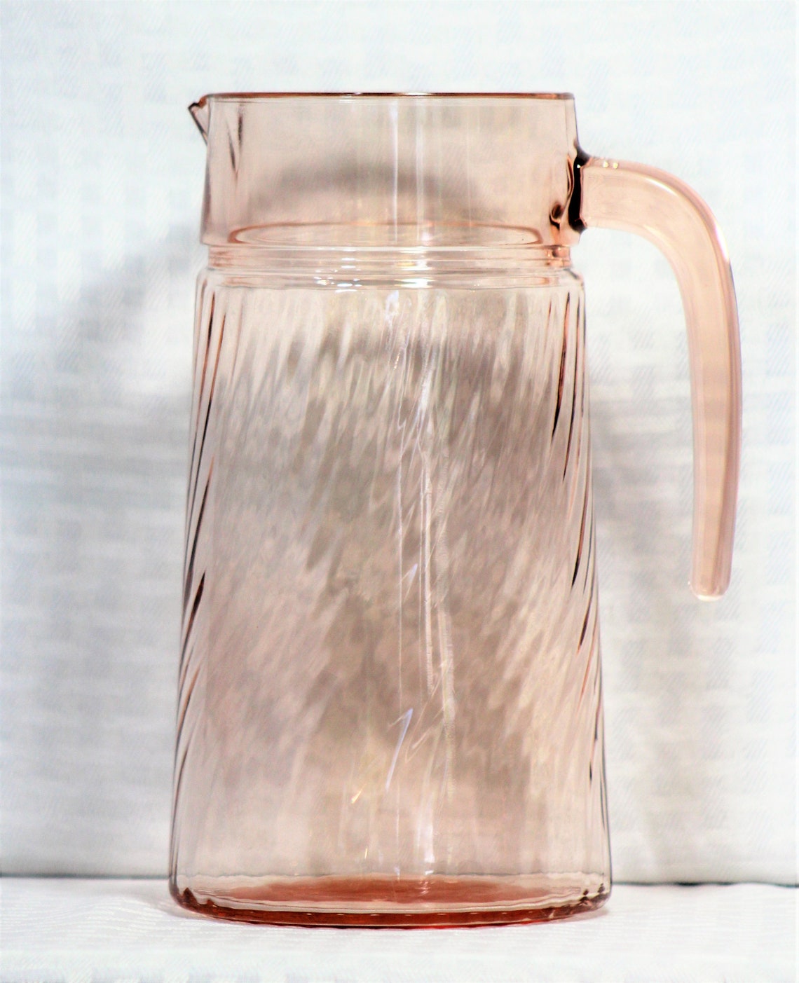 Arcoroc France Rosaline Dinnerware Set Optic Pink Swirl - Etsy