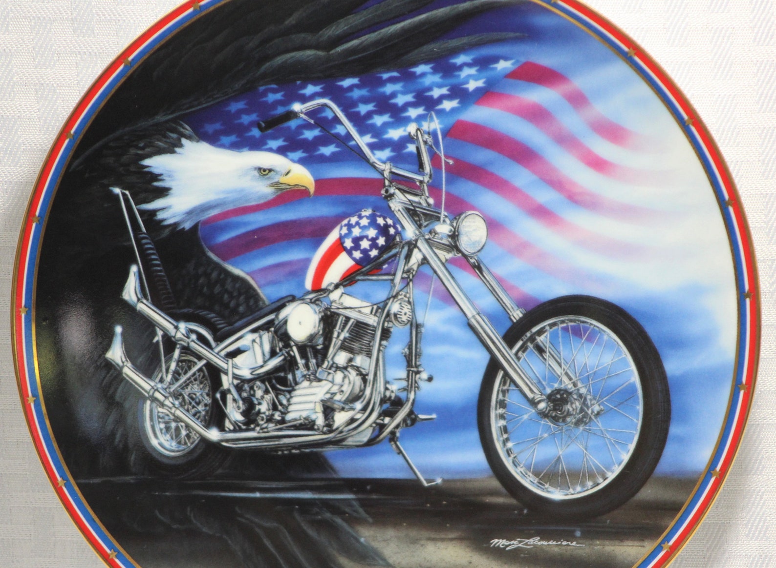 Easyriders 3 Plate Collection, Symbols of Freedom, American Classic ...