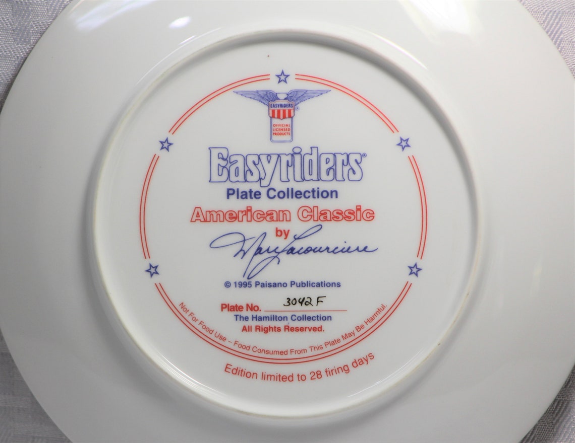 Easyriders 3 Plate Collection, Symbols of Freedom, American Classic ...