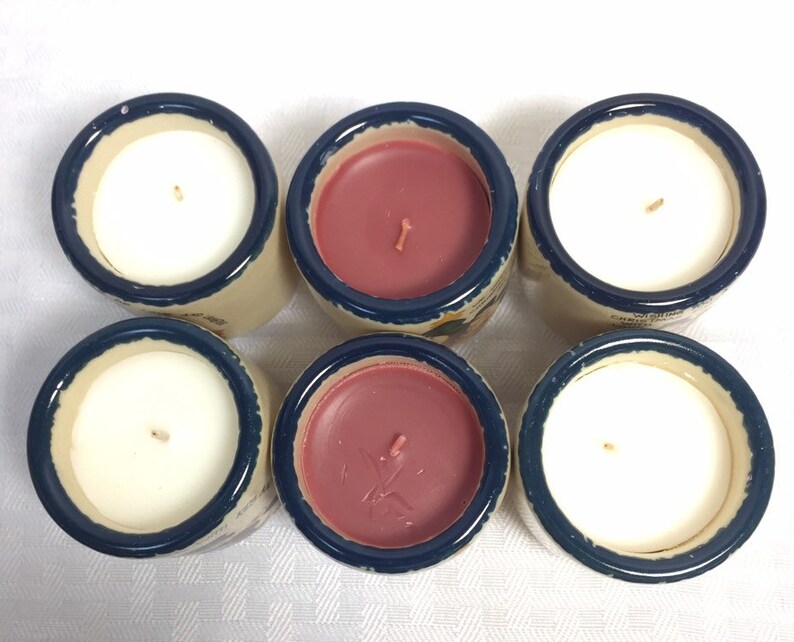 Happy Holidays Candle Crock Set, Merry Christmas Inspirational Verses ...