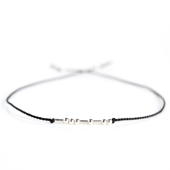 NERD Morse Code Bracelet for Geeky Science Nerds Gift for | Etsy