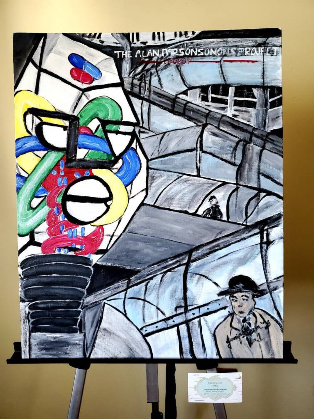 I Robot (alan Parsons Project) Album Cover. Original Painting for the ...