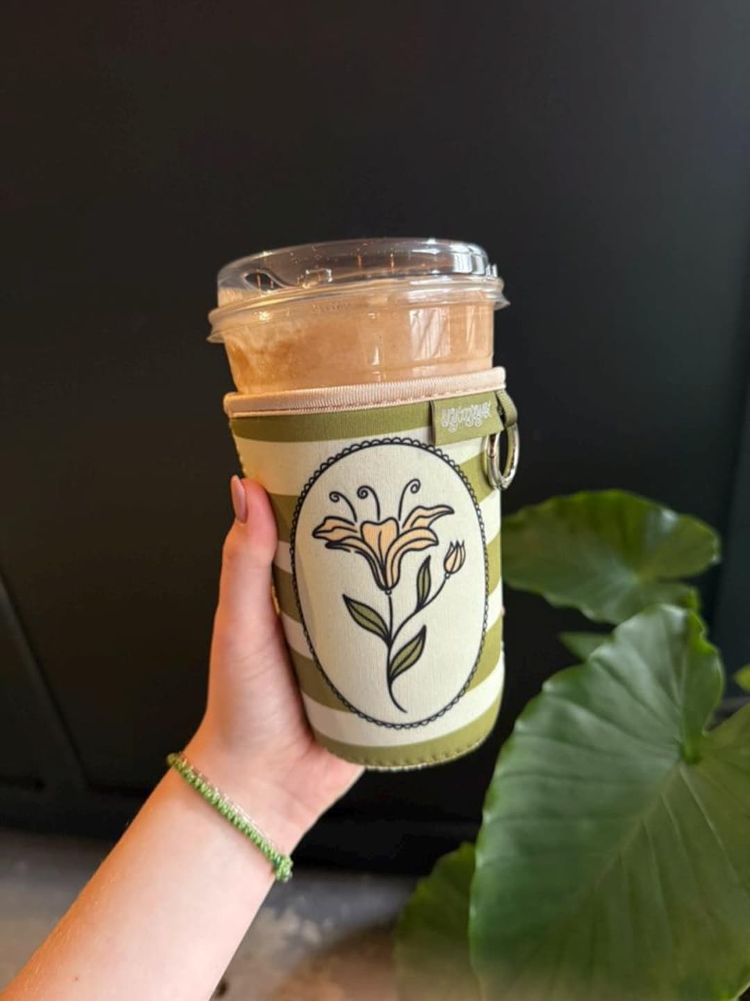 Flower Iced Coffee Sleeve - Etsy
