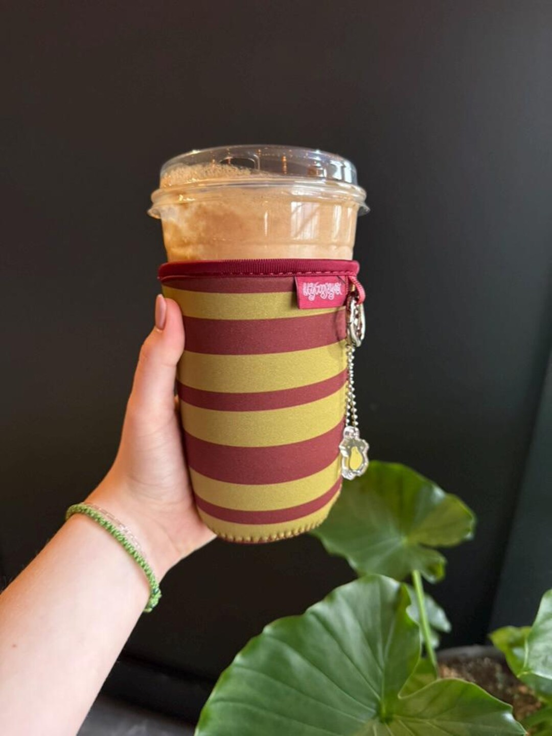 Striped Iced Coffee Sleeve - Etsy