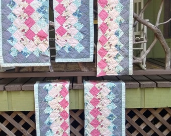 Set of 6 Vintage Heart Appliques, Cutter Quilt Patchwork Die Cuts ...