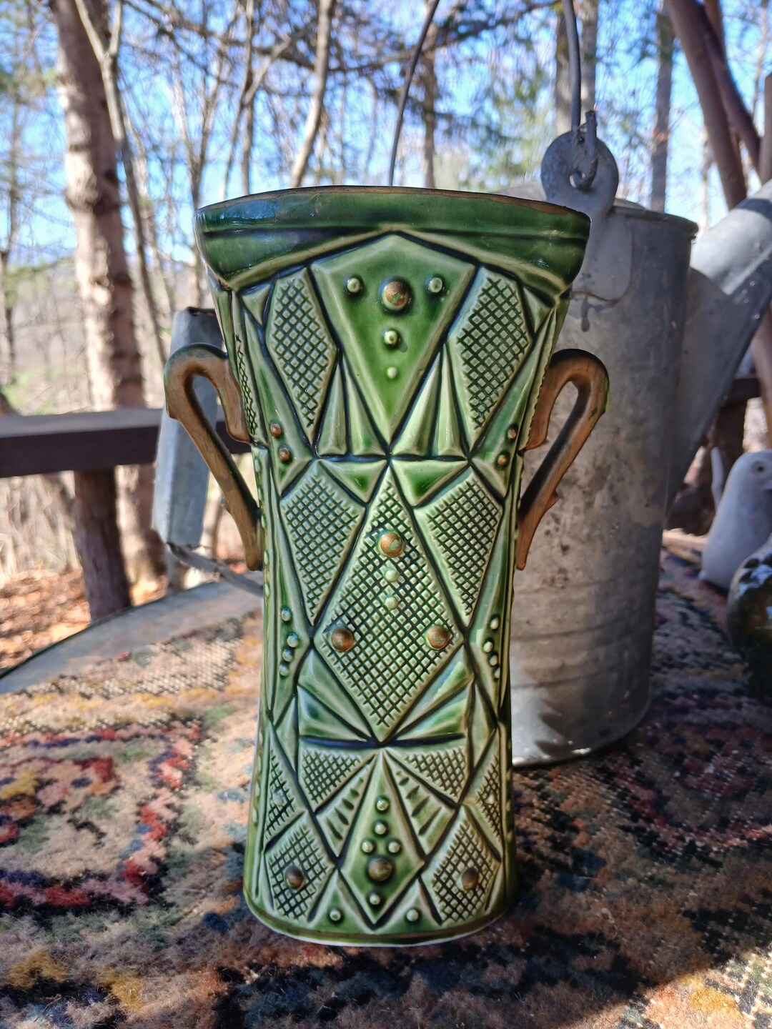 Ugcago Tiki Design Mid Century Japanese Vase - Etsy
