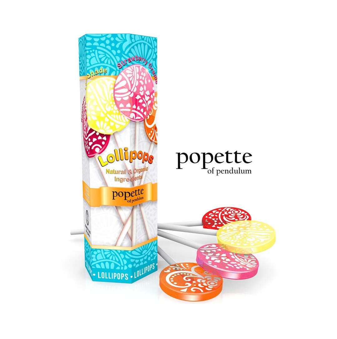 Mixed Fruit Cream Flower Lollipops With Candied Vanilla Frosting Gift ...
