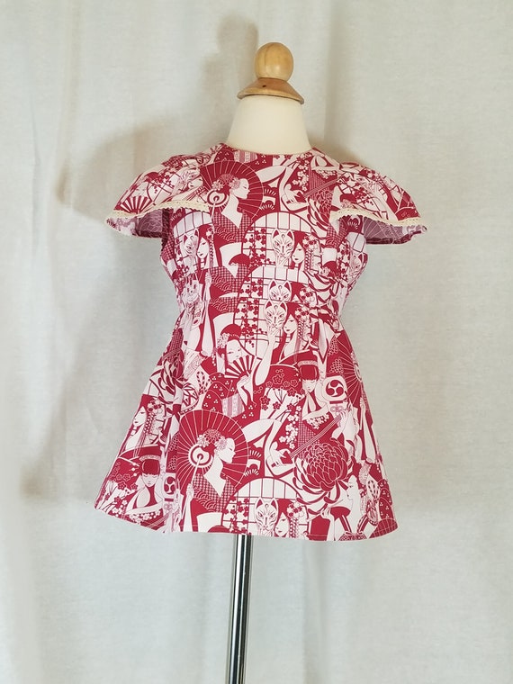 Toddler Muumuu-size 2t-girl's Hawaiian Aloha Dress-red & | Etsy